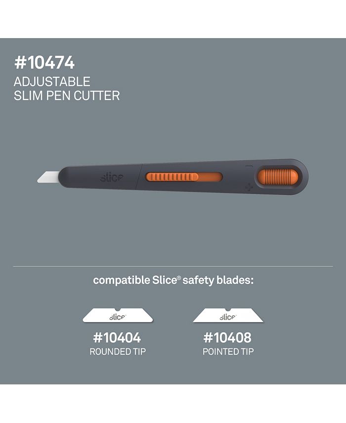 Slice 10474 Adjustable Slim Pen Cutter | Portable, Retractable Safety ...