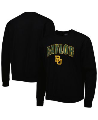 Colosseum Men's Black Baylor Bears Arch & Logo Pullover Sweatshirt - Macy's