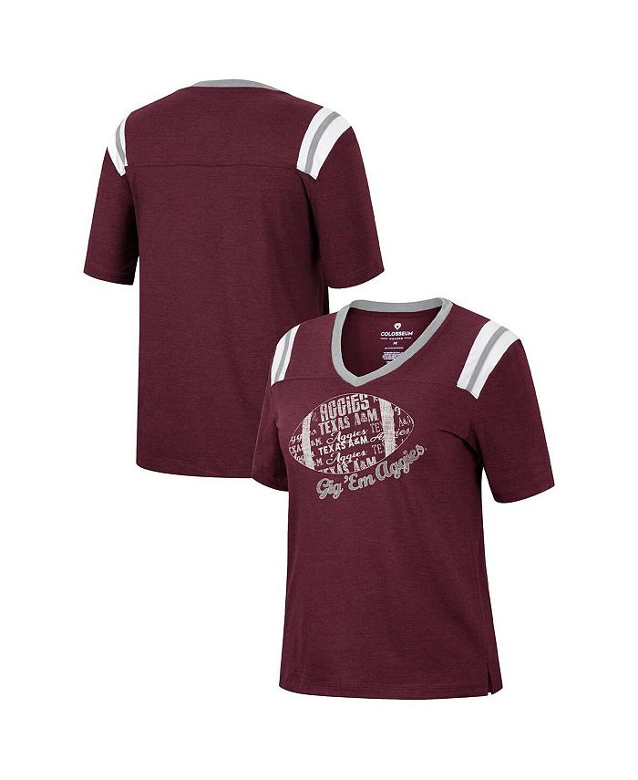 Colosseum Women's Heathered Maroon Texas A&M Aggies 15 Min Early ...