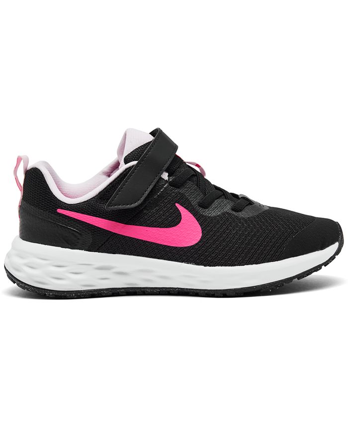 Nike Little Girls Revolution 6 Stay-Put Closure Casual Sneakers from ...