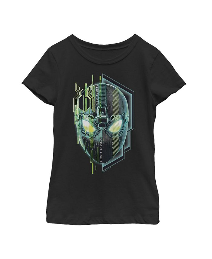 Marvel Girl's Spider-Man: Far From Home Techy Mask Child T-Shirt - Macy's