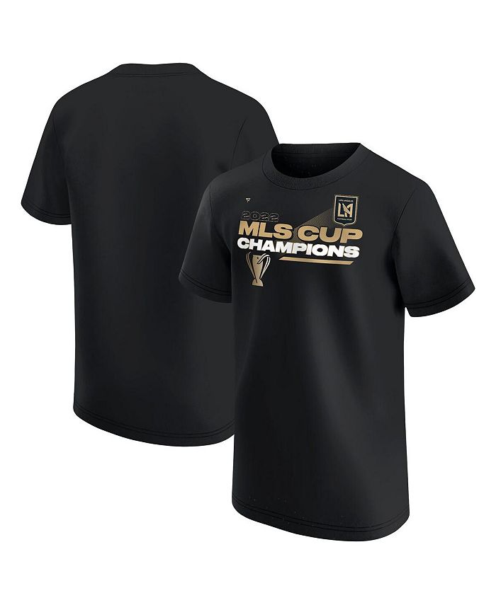 Fanatics Big Boys Black LAFC 2022 MLS Cup Champions Locker Room T-shirt ...