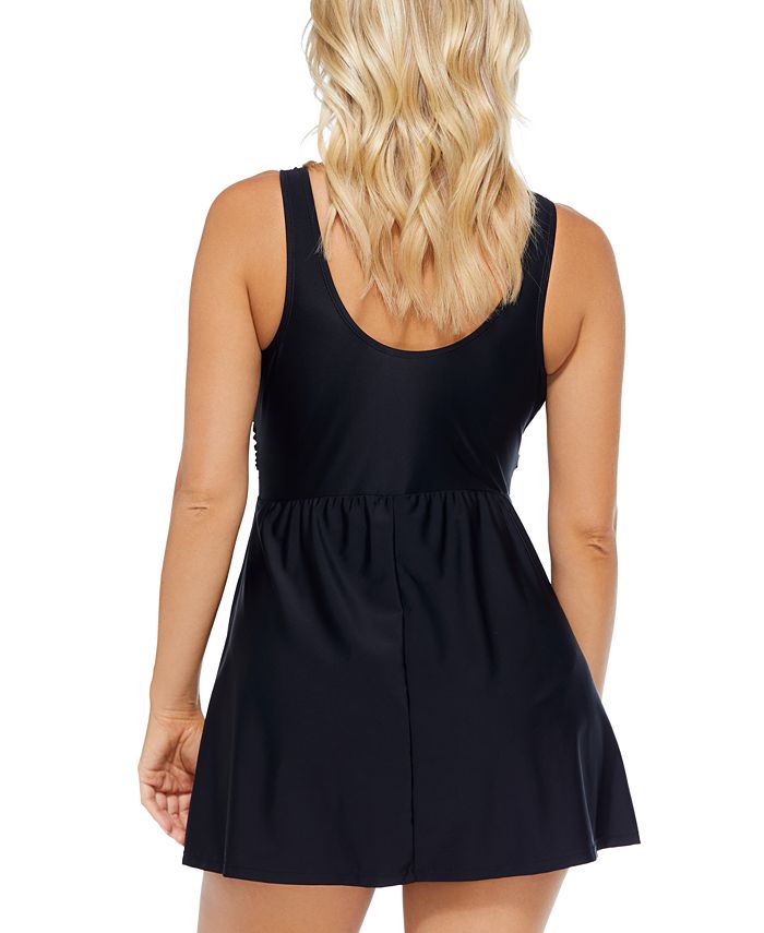 Island Escape Women's Magnolia Underwire Swim Dress, Created for Macy's ...