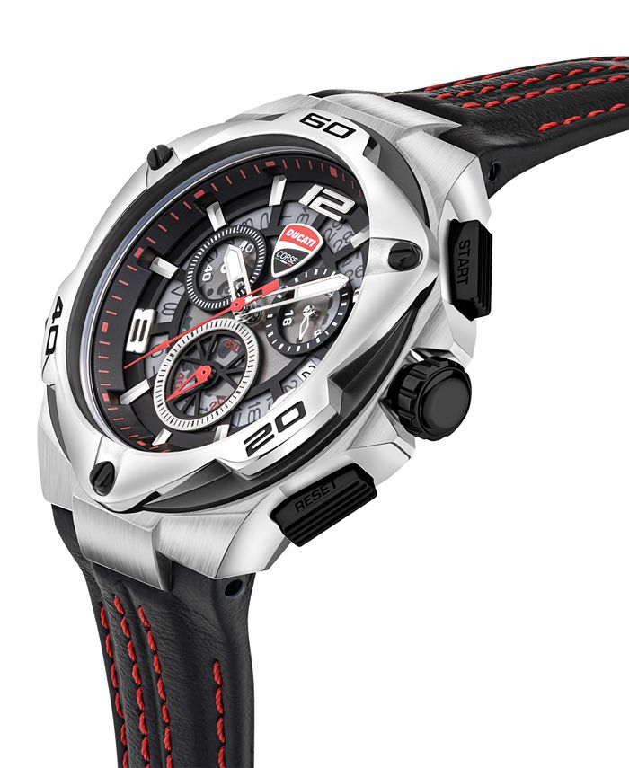 Ducati Corse Men's Motore Chronograph Collection Timepiece Black ...