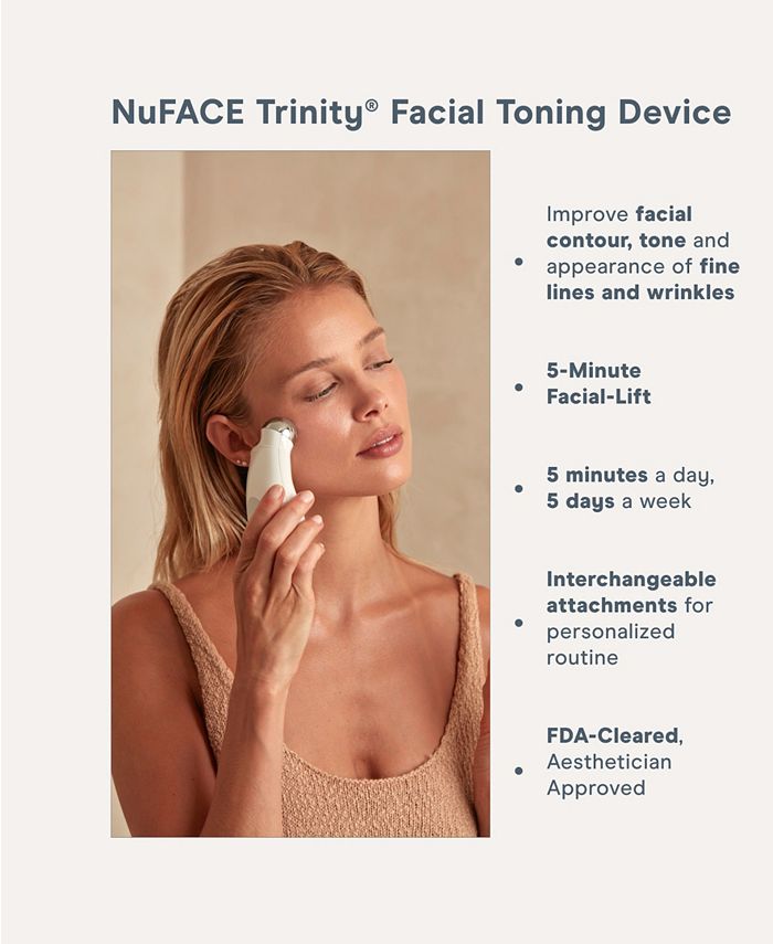 NuFACE Limited-Edition Trinity Microcurrent Skincare Regimen Set - Macy's