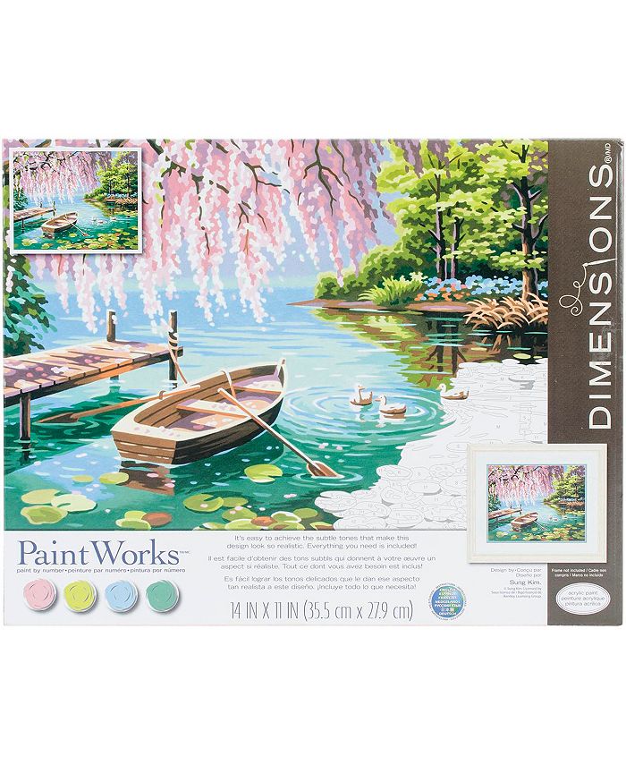 Paint Works Paint By Number Kit -Willow Spring Beauty - Macy's