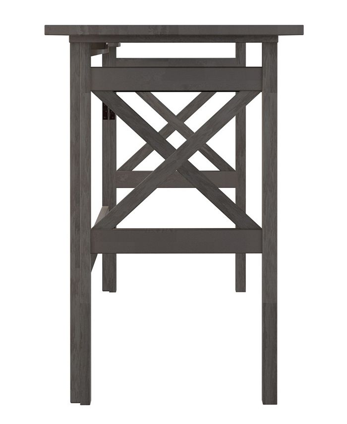 Winsome Xander 30" Wood Foldable Desk - Macy's