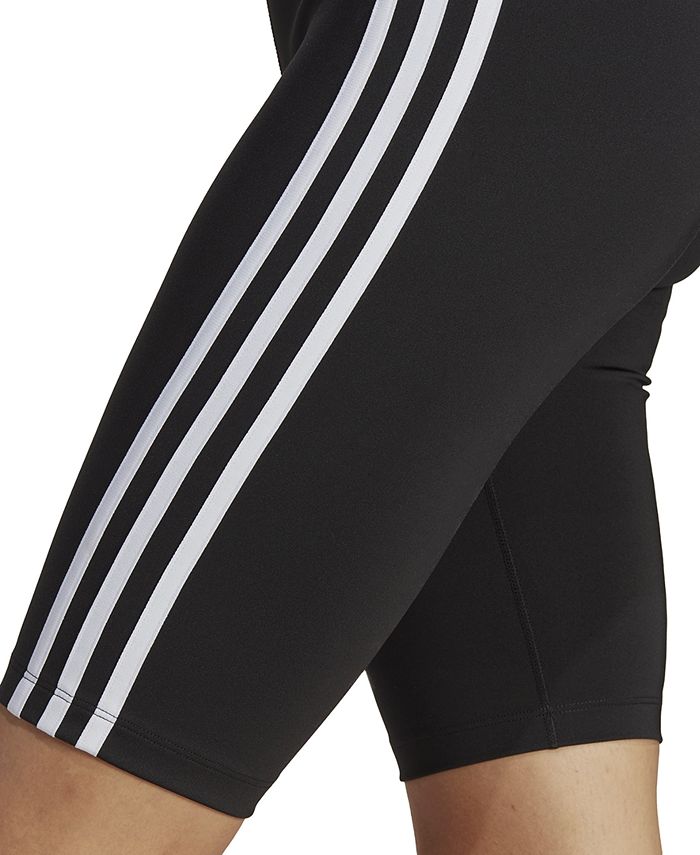 adidas Women's Classic Three Stripe High Waist Short Tights - Macy's