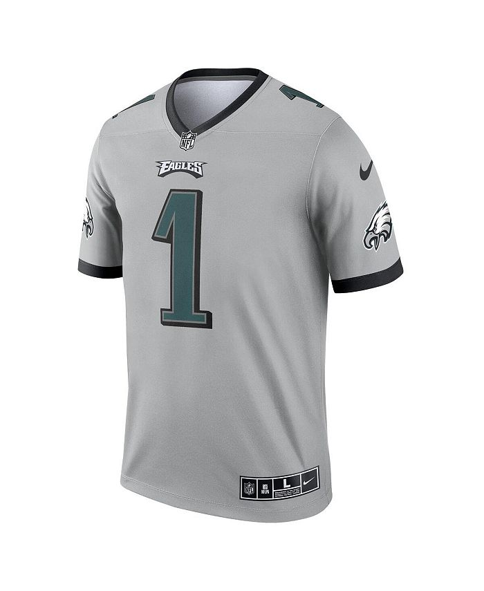 Nike Men's Jalen Hurts Silver Philadelphia Eagles Inverted Legend ...