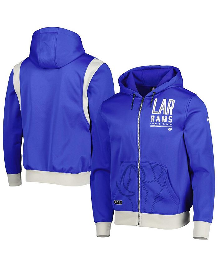 New Era Men's Royal Los Angeles Rams Combine Authentic Drop Back Full ...