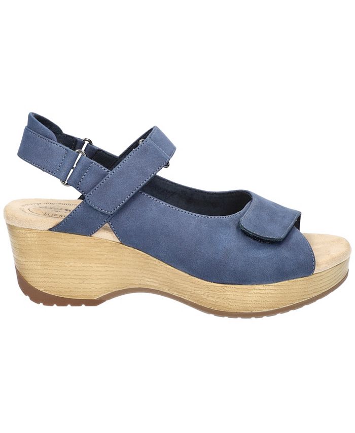 Easy Street Women's Easy Works Rez Slip Resistant Round Toe Sandals ...