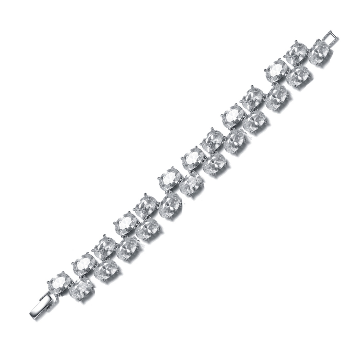 Click here for Sterling Silver Rhodium Plated Clear Cubic Zirconi... prices