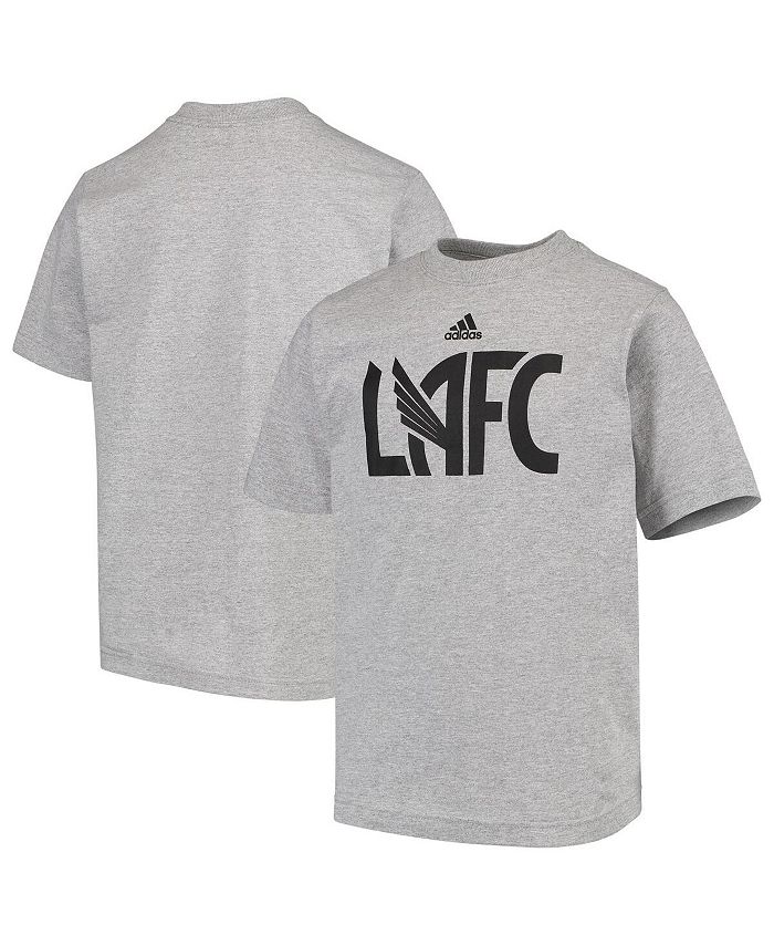 adidas Big Boys Gray LAFC Locker Stacked T-shirt - Macy's