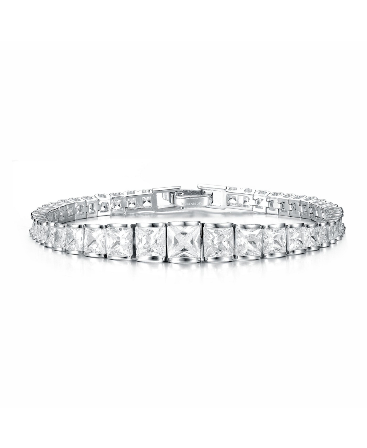 Click here for Sterling Silver Shimmering Clear Cubic Zirconia Te... prices