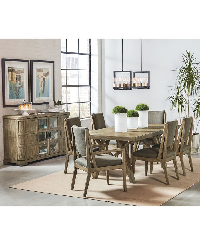 Furniture Milton Park Rectangle Dining Table - Macy's