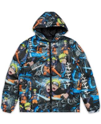 Reason Men's Naruto All Over Print Puffer Jacket - Macy's