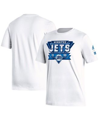 Men's adidas White Winnipeg Jets Reverse Retro 2.0 Fresh Playmaker T ...