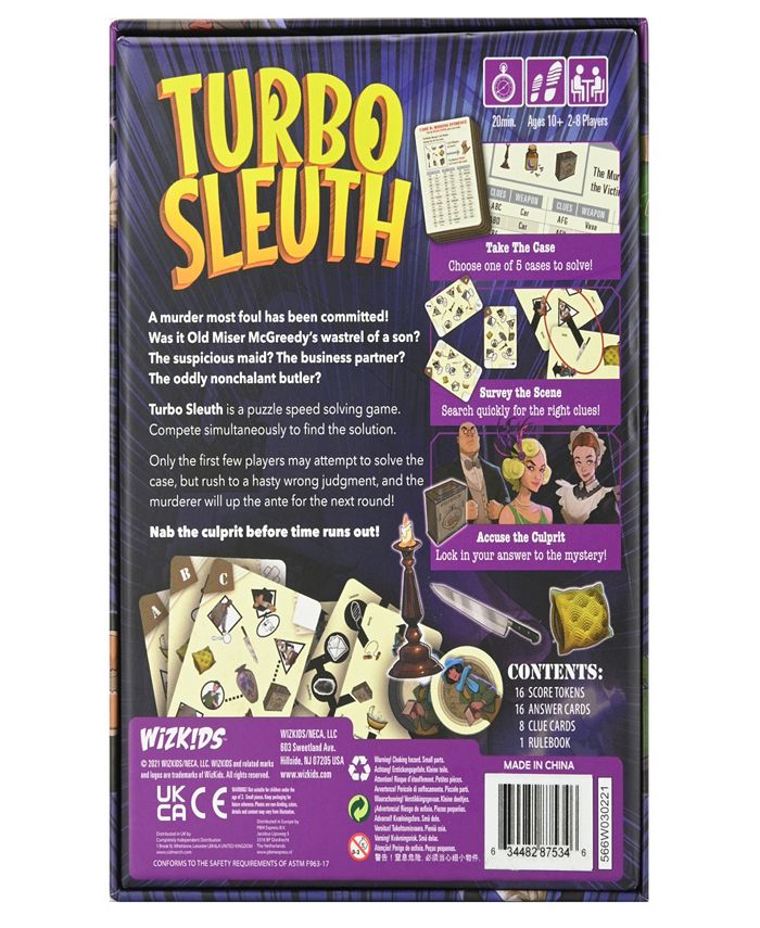 WizKids Games Turbo Sleuth Puzzle Solving Game - Macy's