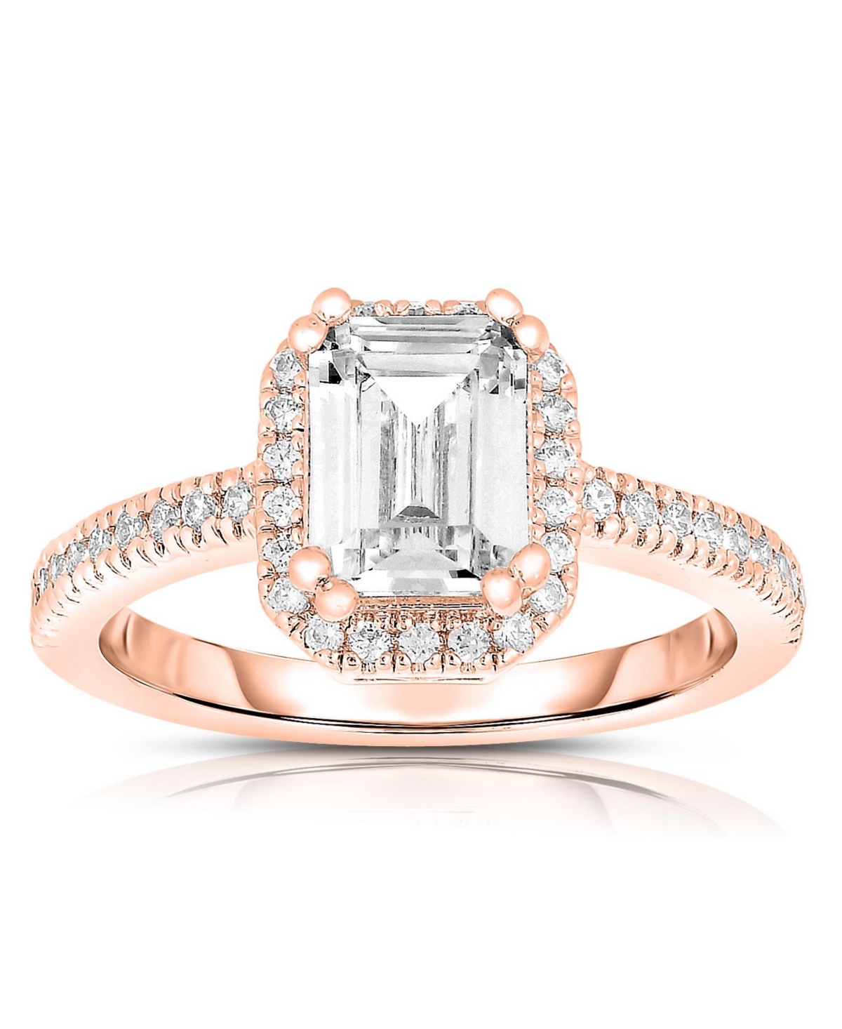 Click here for Sterling Silver Asscher-cut Cubic Zirconia Ring -... prices