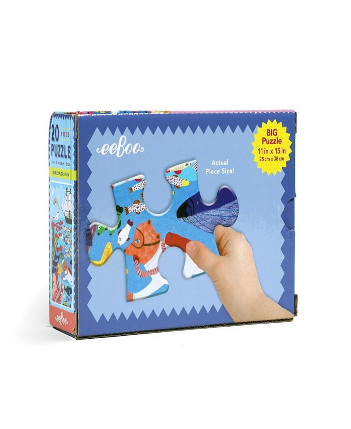 Eeboo Sea Exploration 20 Piece Big Puzzle - Macy's