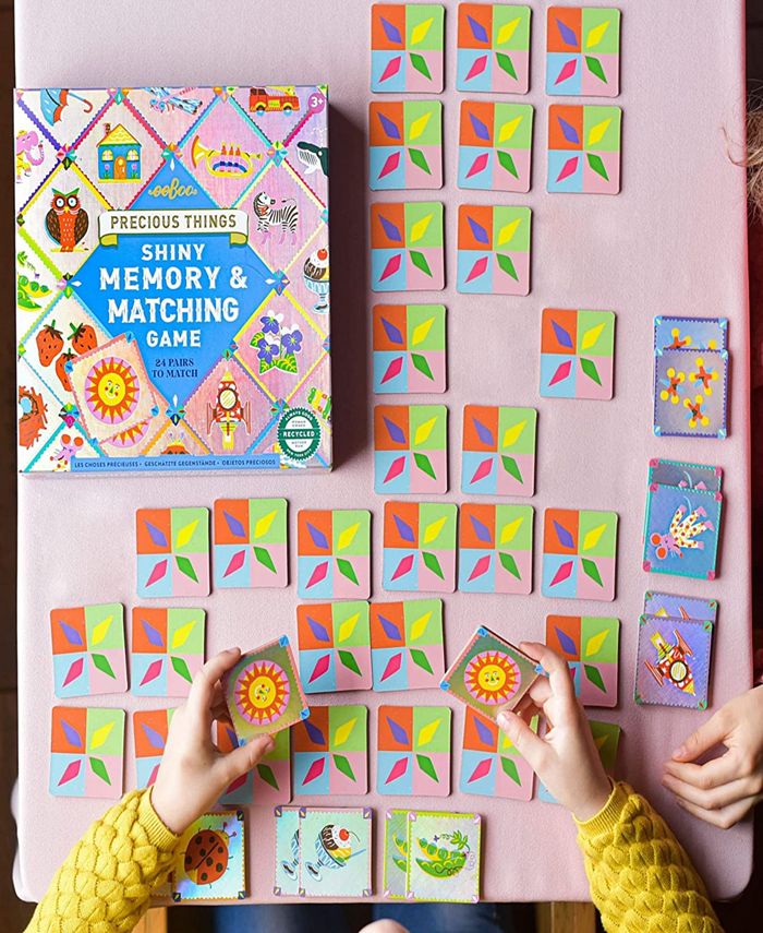 Eeboo Precious Things Shiny Memory and Matching Game - Macy's