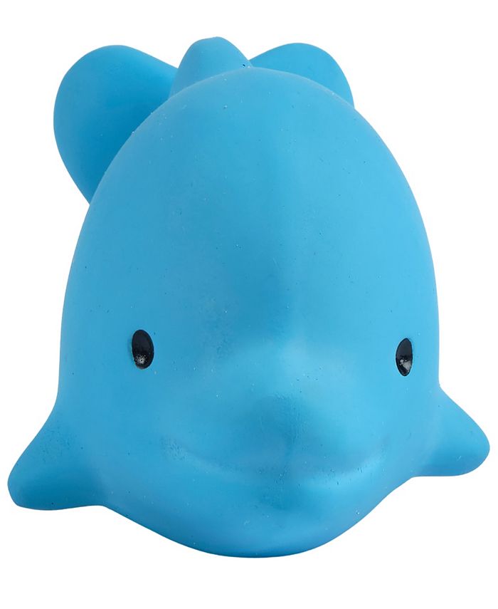 Tikiri Toys Rubber Dolphin Rattle and Teether Bath Toy - Macy's