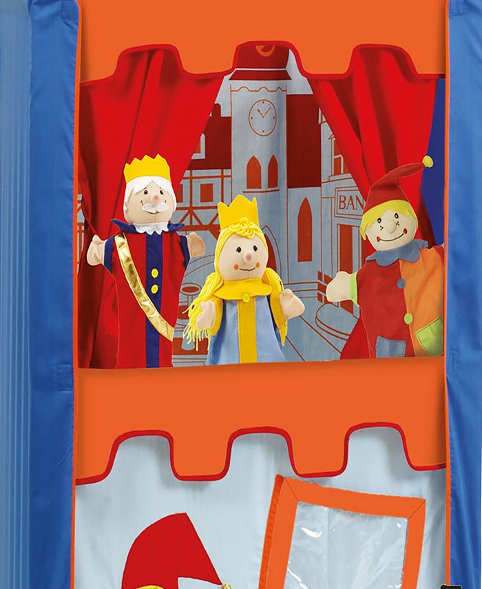 Roba-Kids Punch Judy Show Wooden Free Standing Hand Puppet Theater 11 ...