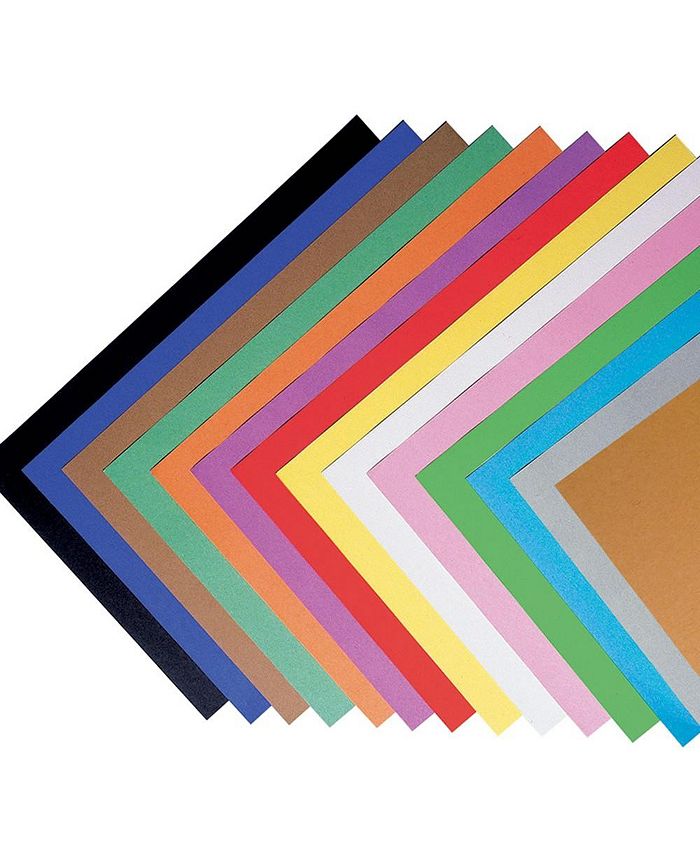 Kaplan Early Learning Pacon Construction Paper Assorted Colors 50 Sheet ...