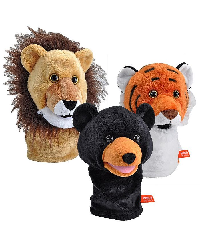 Wild Republic Wild Calls Puppet Set with Realistic Sounds - Set of 3 ...
