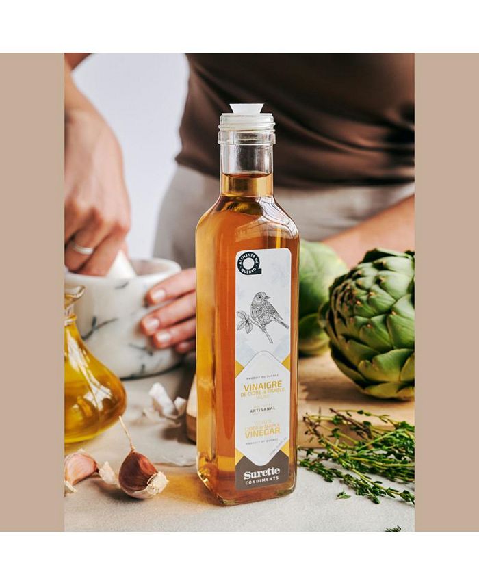 Surette Yellow Cider & Maple Vinegar, Artisan Made, From Canada 2 x 250 ...