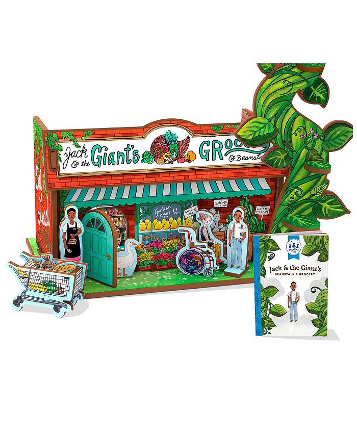 Storytime Toys Jack & the Giant's Beanstalk & Grocery 3D Puzzle Book ...