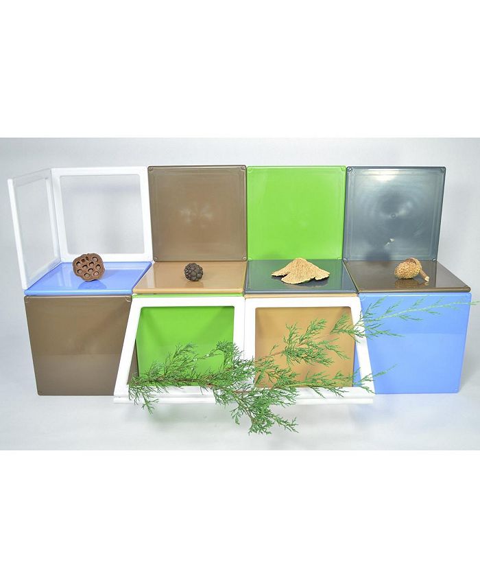 Panelcraft Earth Solids Magnetic Building Set - Set of 19 - Macy's