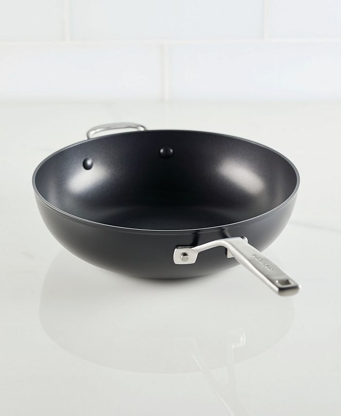 KitchenAid Hard-Anodized Aluminium 12.25" Induction Non-stick Wok with ...
