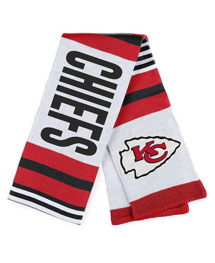 WEAR by Erin Andrews Women's Kansas City Chiefs Jacquard Striped Scarf ...