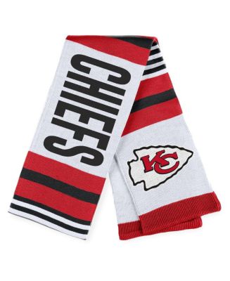 WEAR by Erin Andrews Women's Kansas City Chiefs Jacquard Striped Scarf ...