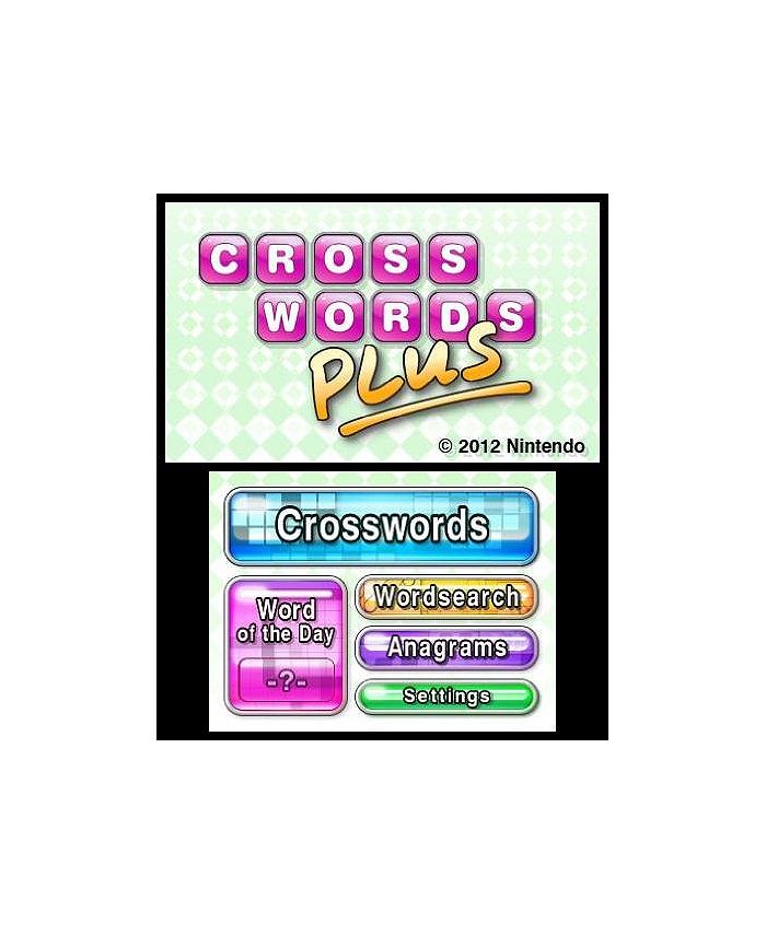 Nintendo Crosswords PLUS - 3DS - Macy's