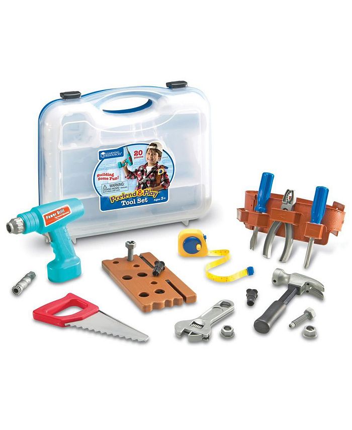 Learning Resources Pretend & Play Work Belt & Tool Set - 20 Pieces - Macy's