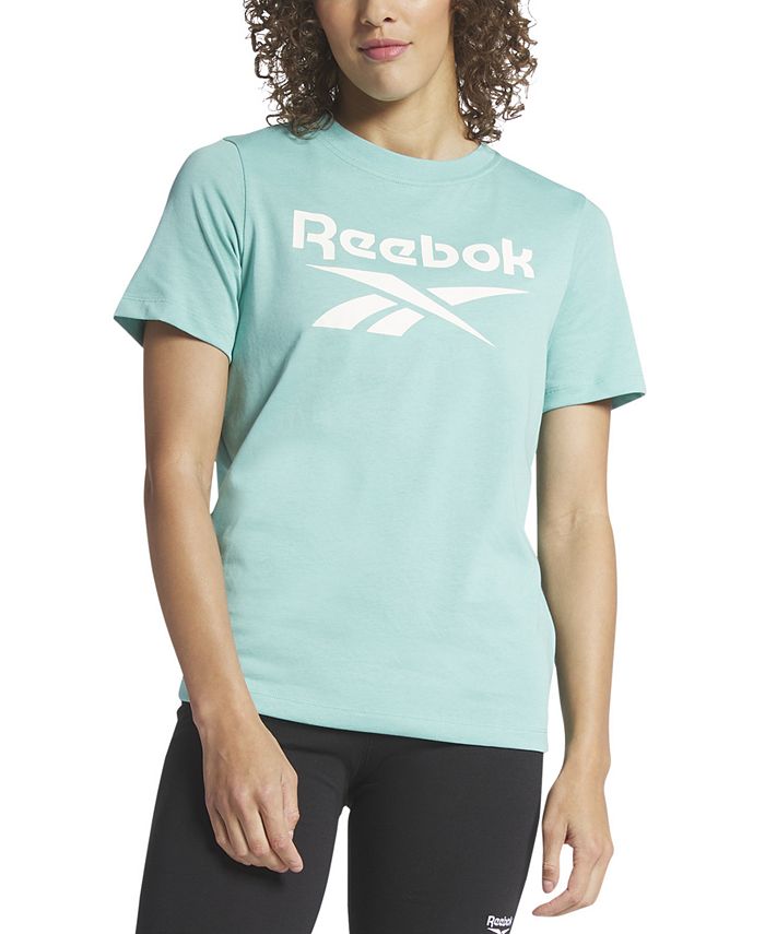 Reebok Women's Logo T-Shirt - Macy's
