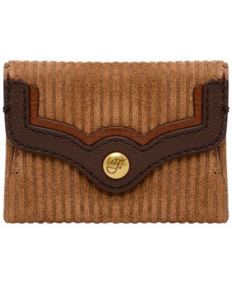 Fossil Heritage Leather Card Case Wallet - Macy's
