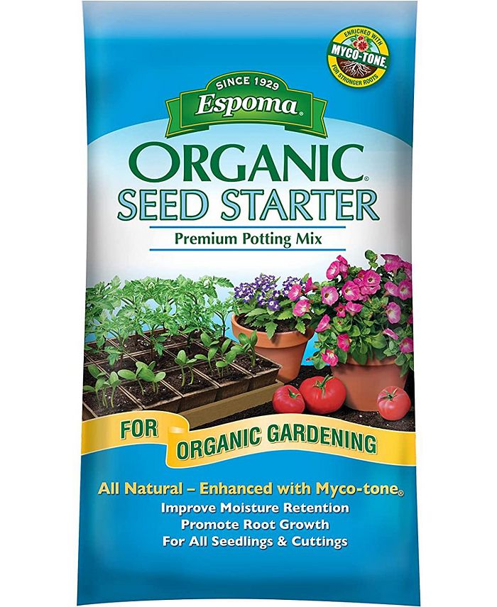 Espoma Organic Seed Starter Premium Potting Mix, 16-Quart - Macy's