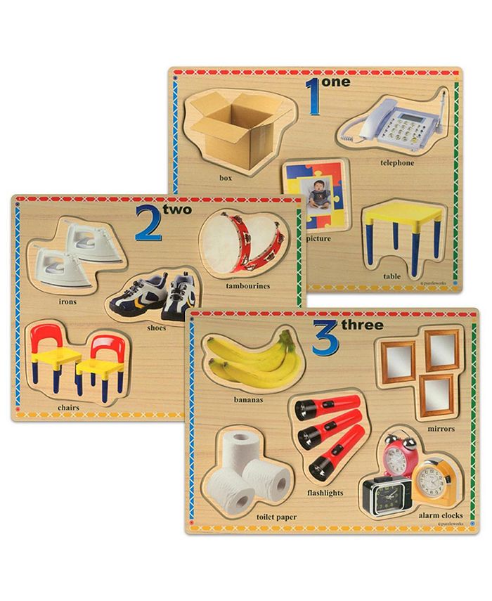 Puzzleworks Number Puzzles - Set of 12 - Macy's