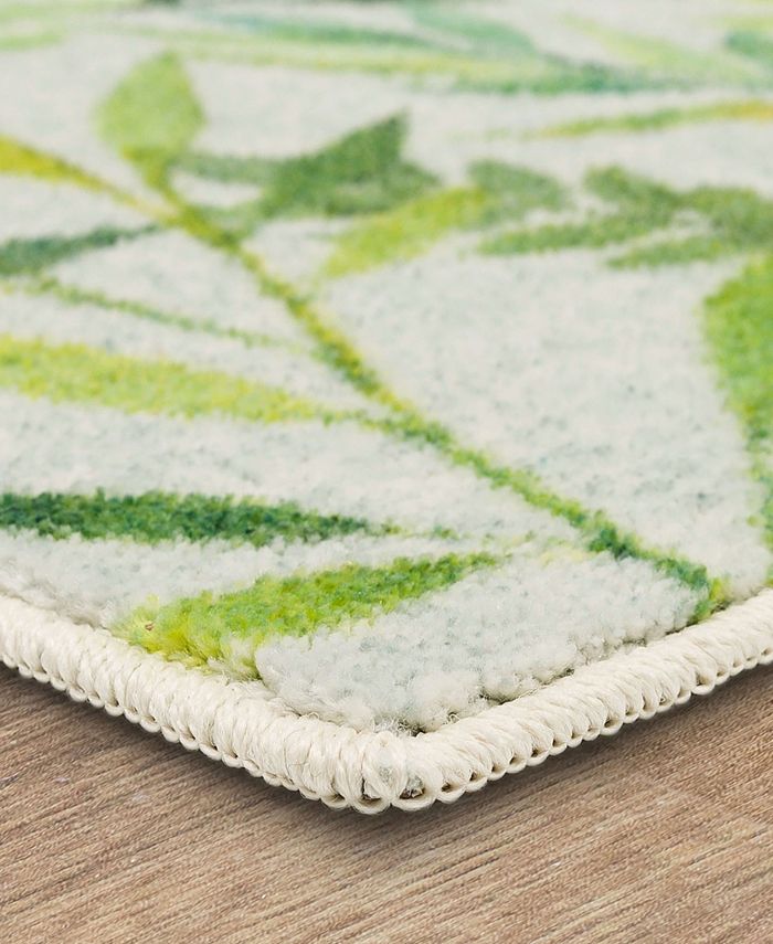 Mohawk Prismatic Leaf Fronds 1'6" x 2'6" Area Rug - Macy's