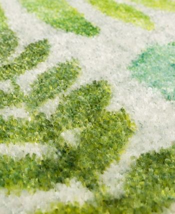 Mohawk Prismatic Leaf Fronds 1'6" x 2'6" Area Rug - Macy's
