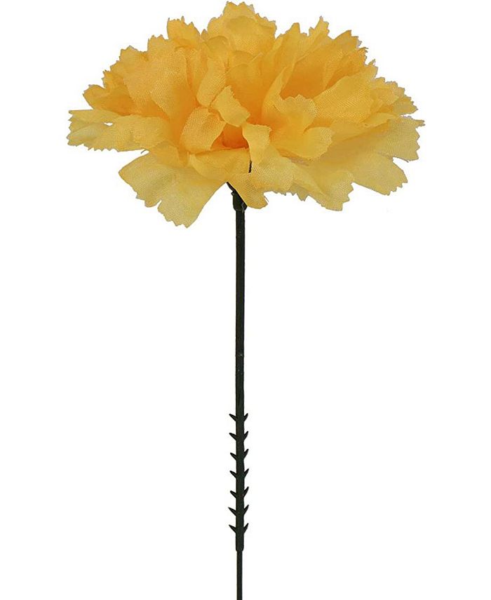 Floral Home Golden Elegance: 500 Count Gold Silk Carnation Picks for ...