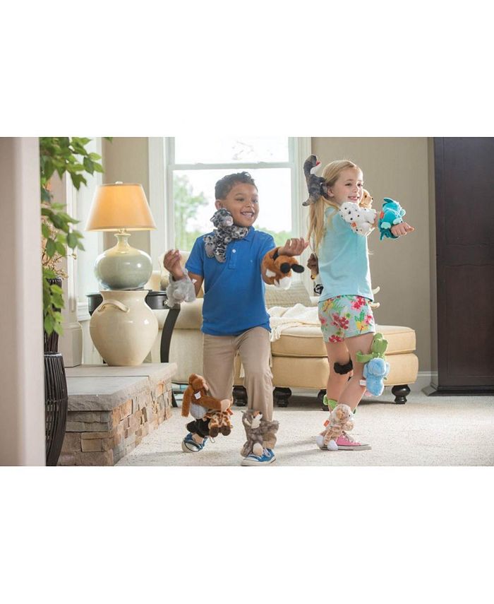 Wild Republic Huggers Plush Zoo Animals - Set of 3 - Macy's
