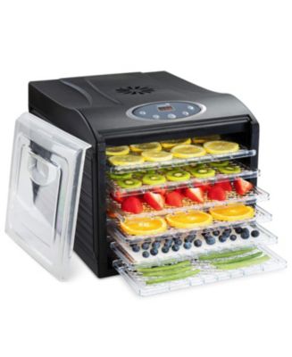 Ivation 6 Plastic Tray Food Dehydrator for Snacks, Jerky, and More - Macy's
