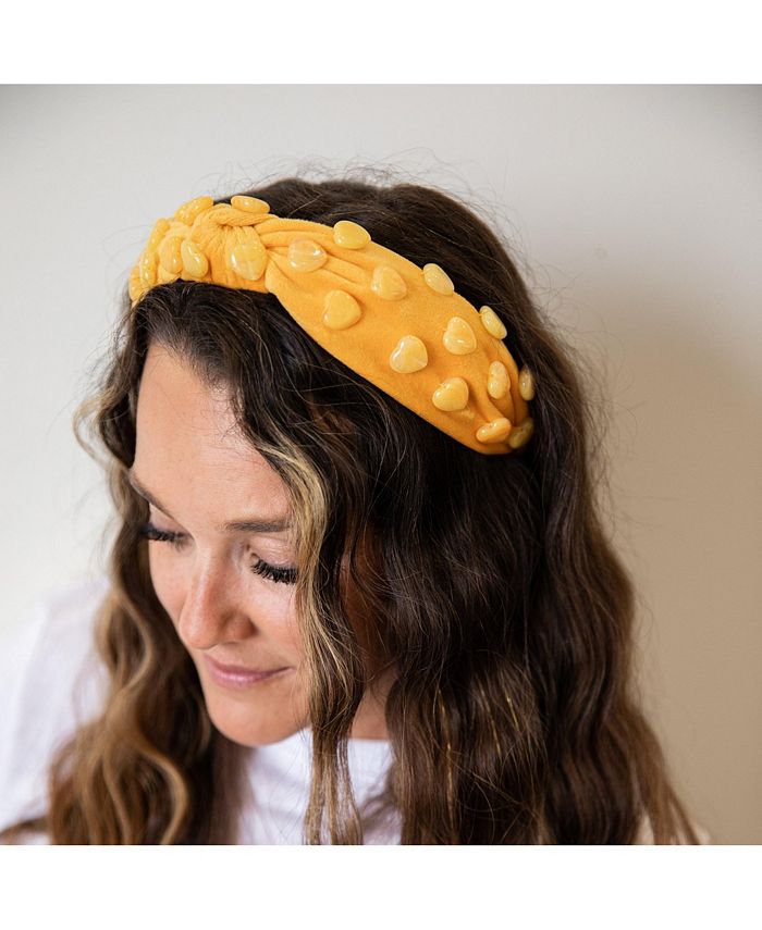 Headbands of Hope Women's Stone Quartz Traditional Knot Headband ...