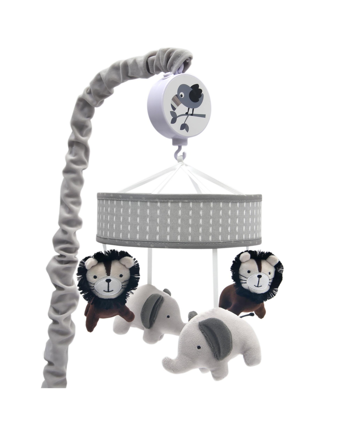 Click here for Lambs & Ivy Urban Jungle Gray/Brown Lion & Elephan... prices