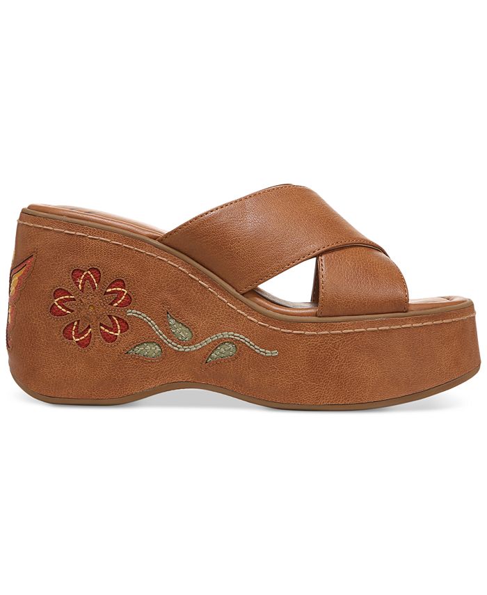 Zodiac Women's Nessa Flower Platform Wedge Sandals - Macy's