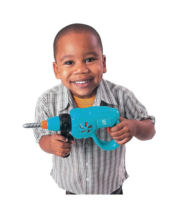 Small World Toys Child's Pretend Play Power Drill Tool Set - 10 Pieces ...